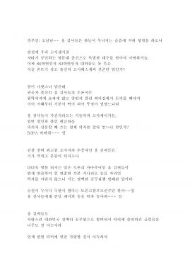 풍자하기. 패러디.  - 검찰개혁--1페이지