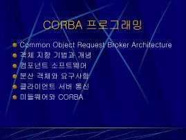 CORBA 프로그래밍-1페이지