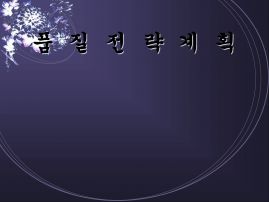 품질전략계획-1페이지