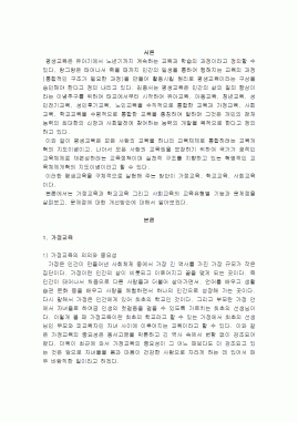 교육의형태와 문제점-1페이지