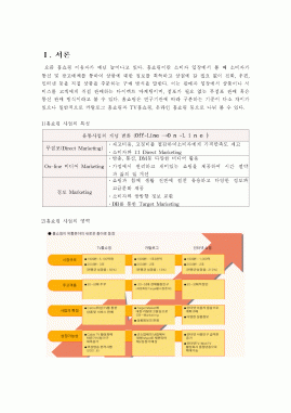 TV홈쇼핑 업태분석(현황,4Ps....)-1페이지