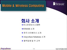 Mobile & Wireless Computing-유니온정보시스템 사례를 통한 정보통신 및 모바일 회사의 이해-1페이지