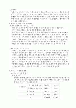 외국인 노동자의 법적지위와 관련법령-1페이지