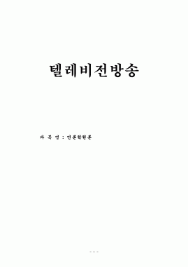 텔레비전 방송-1페이지