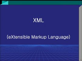 XML[extensible markup language] -1페이지