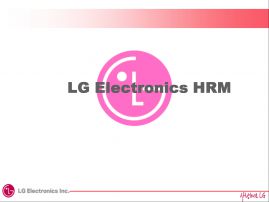 LG전자의 인사제도(LG Electronics HRM)-엘지전자의 모든면-1페이지