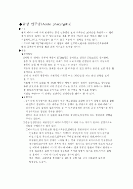 급성인두염 케이스스터디-1페이지