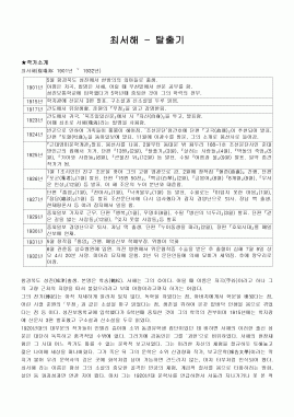 최서해의 탈출기 감상평-1페이지