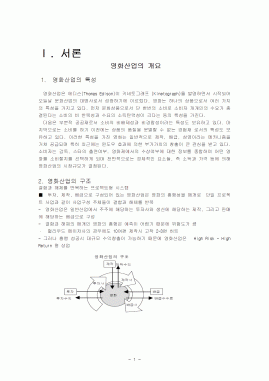 우리 나라 영화산업의 갈길-1페이지