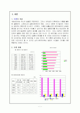 이혼여성 복지정책-1페이지