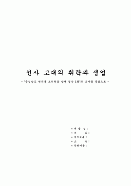 선사 고대의 취락과 생업 - 충청남도 연기군 조치원읍 남면 월산 1리’의 조사를 중심으로-1페이지