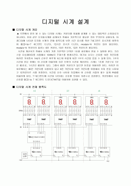 디지털 시계 설계-1페이지