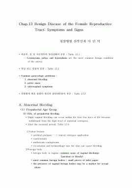  Benign Disease of the Female Reproductive Tract: Symptoms and Signs-1페이지