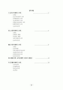 교육철학(삼국--일제시대)-1페이지