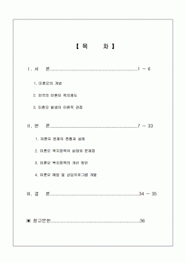 미혼모복지정책의 문제점과 시사점-1페이지