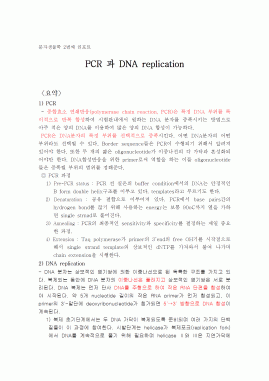 DNA복제와 PCR-1페이지