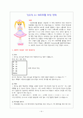 [논문] 간호학 A+ 레포트를 위한 전략-1페이지