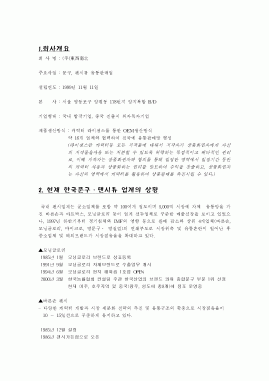 중국 팬시업계 진출 전략 사업계획서-1페이지