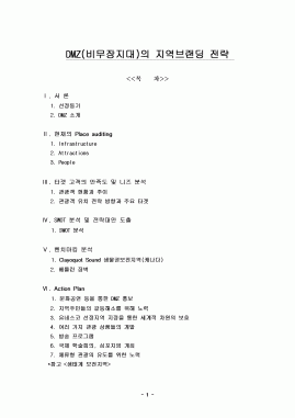 비무장지대(DMZ) 지역 브랜딩 전략-1페이지