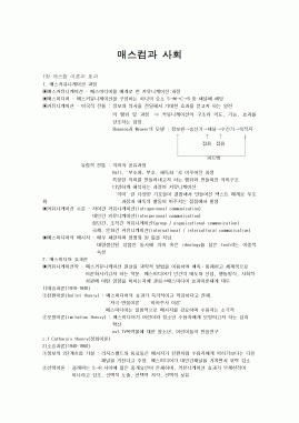 매스컴과 사회-1페이지