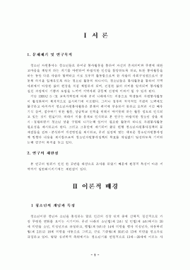 청소년 자원봉사 활동과 관리 실태 대안에 관한 보고서-1페이지