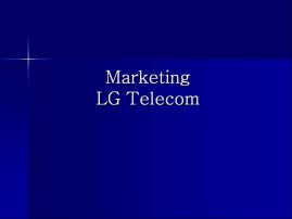 LG Telecom(엘지 텔레콤) 의 마케팅-1페이지