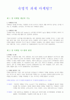 숙명적 과제 마케팅-1페이지