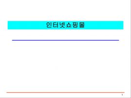 [인문과학] 인터넷 쇼핑몰 전략-1페이지