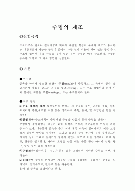 주형의 제작-1페이지