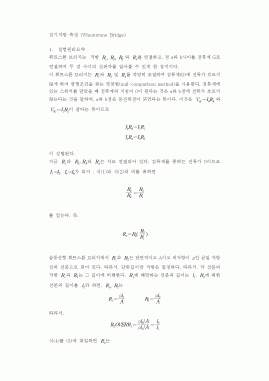 전기저항 측정-1페이지