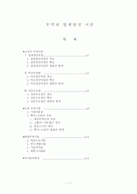 무역발생원인이론-1페이지