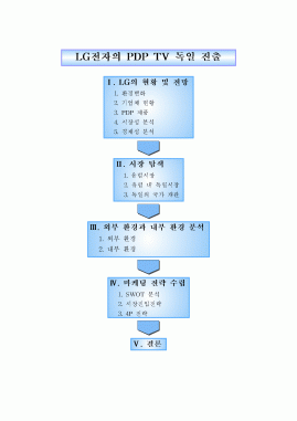 LG전자의 PDP TV 독일 진출-1페이지