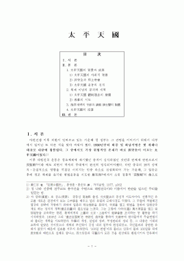 태평천국 운동-1페이지