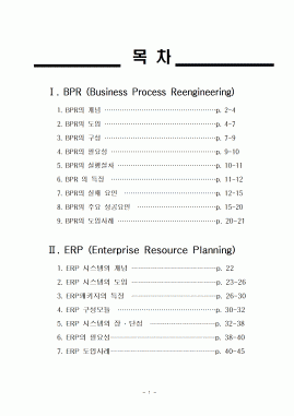 BPR과 ERP-1페이지