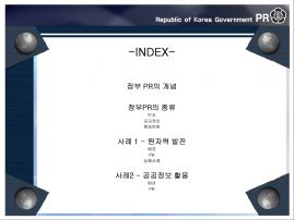 정부 PR의 개념과 종류 및 사례-1페이지