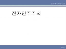 전자민주주의 키오스크 간접투표 투표 민주주의 인터넷투표-1페이지