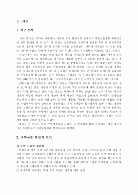 부동산 정책분석과 제언-1페이지