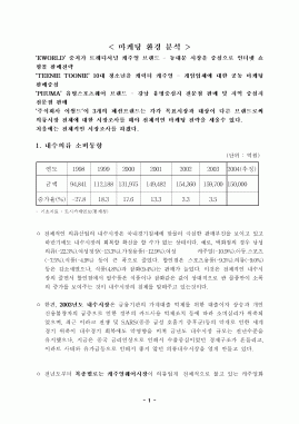 의류시장조사와 마케팅전략...-1페이지