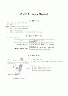 자궁근종 uterus myoma-1페이지