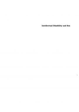 Intellectual Disability and Sex-1페이지