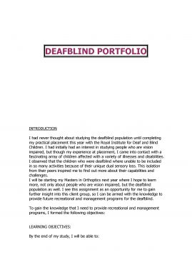 DEAFBLIND PORTFOLIO-1페이지