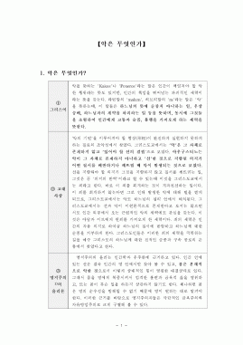 악은 무엇인가-1페이지