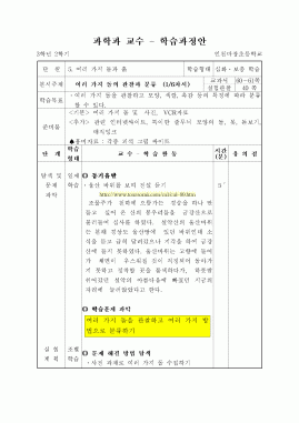 과학과 교수 - 학습과정안(여러 가지 돌의 관찰과 분류)-1페이지