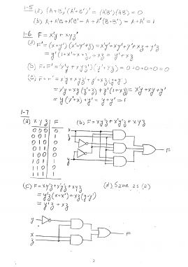 Computer System Architecture - M. Moris Mano chapter1 연습문제 풀이-1페이지