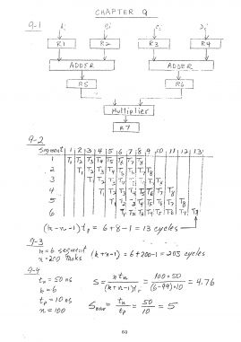 Computer System Architecture - M. Moris Mano chapter9 연습문제 풀이-1페이지