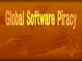 국제적 소프트웨어 저작권 침해의 요인과 대응방안-1페이지