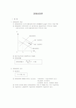 경제성장론,경제성장의 개념-1페이지