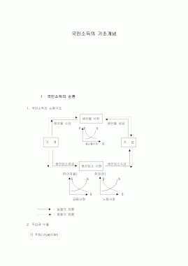 [사회과학] 국민소득의 기초개념-1페이지