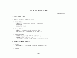 고대 서양의 사상과 구제관-1페이지