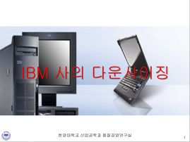 IBM 사의 다운사이징-1페이지